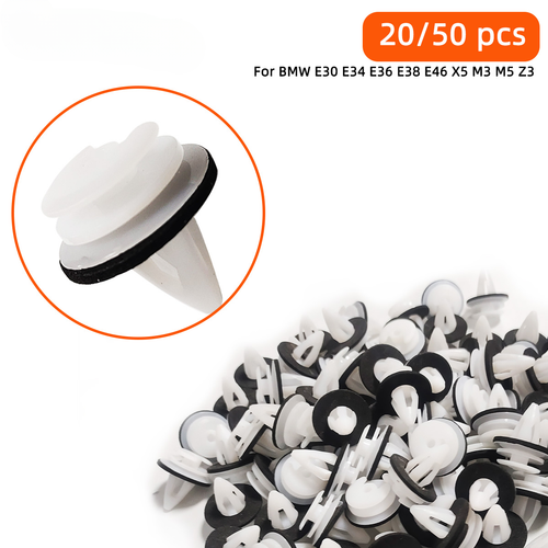 Universal Auto Fastener Clips 20/50pcs Retaining Door Panel Clips ...