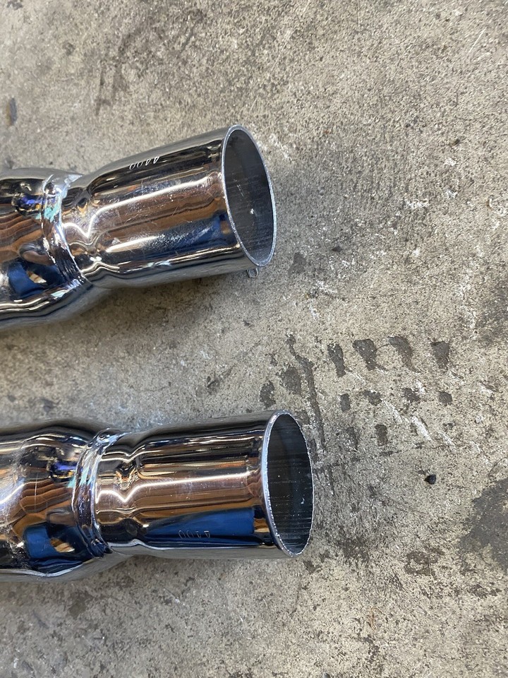 Harley Choper bell trumpet flair touring slip-on exhaust mufflers pipes ...