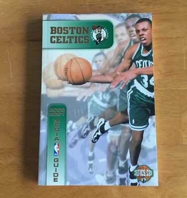 Boston Celtics Official 2000-2001 NBA Basketball Media Guide Paul ...
