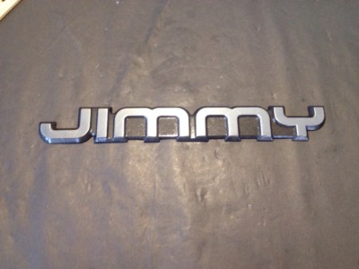 94-01 GMC JIMMY REAR EMBLEM NAMEPLATE BADGE P# 15700054 GENUINE | eBay