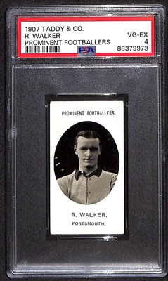 1907 Taddy & Co Prominent Footballers #NNO R Walker PSA 4 VGEX C89599 ...