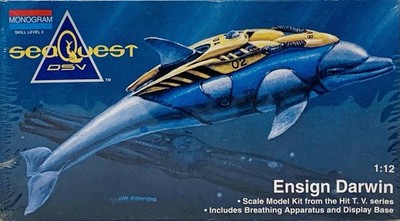 Monogram SeaQuest DSV Ensign Darwin 1:12 Scale Plastic Model Kit | eBay