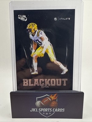 WHIT WEEKS 2025 ONIT LSU Tigers Football Blackout Silver SP #BL-6 | eBay