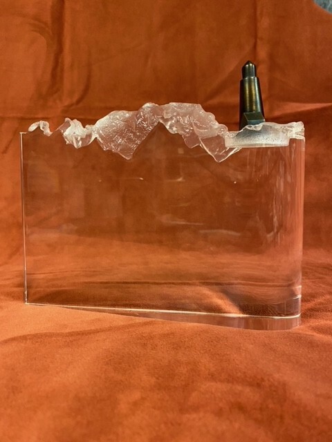 DAVID DOWLER 1993 Steuben Lighthouse Crystal & Bronze Model #1159 | eBay