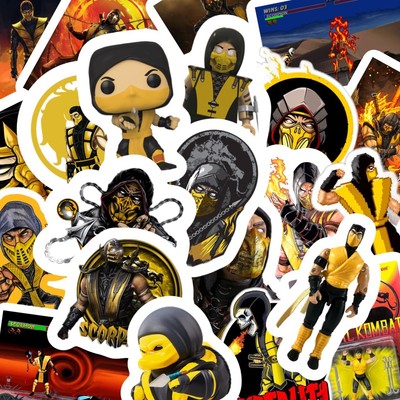Scorpion Kombat Stickers 40 Pack Sticker Set Waterproof | eBay