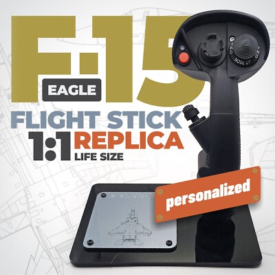 F-15 Eagle Flight Stick Accurate Replica with functional switches ...