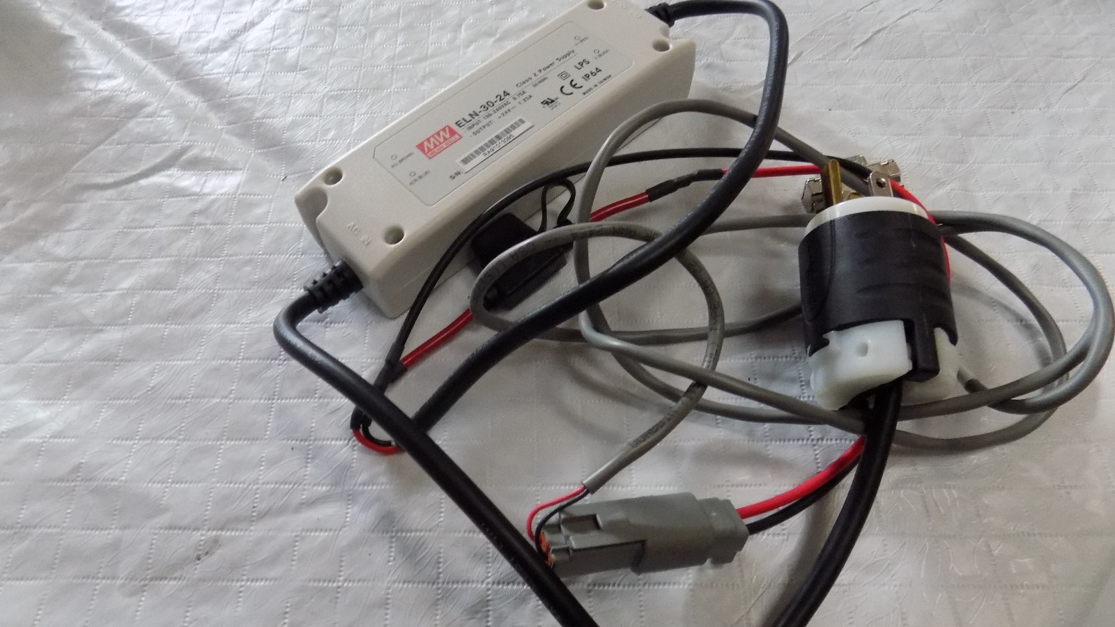 BRAND NEW Waterproof Mean Well 30W AC DC ELN-30-24 LED Driver Power ...