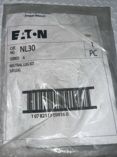 NEW EATON / CUTLER HAMMER NL30 NEUTRAL GROUND 150A 3/0 LUG KIT, Series ...