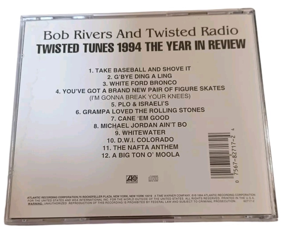 Bob Rivers and Twisted Radio Twisted Tunes 1994 The Year in Review CD ...