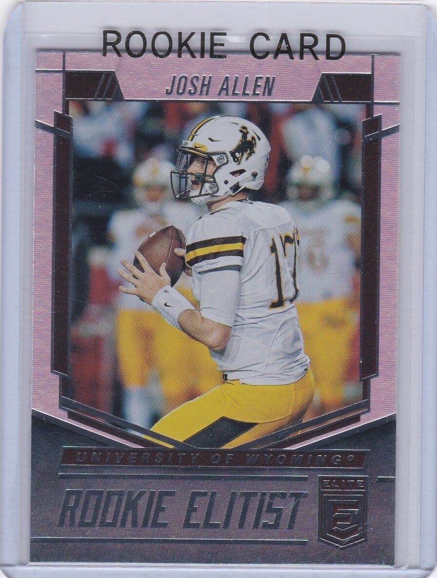 JOSH ALLEN ROOKIE CARD Buffalo Bills Cowboys Football 2018 ROOKIE ...
