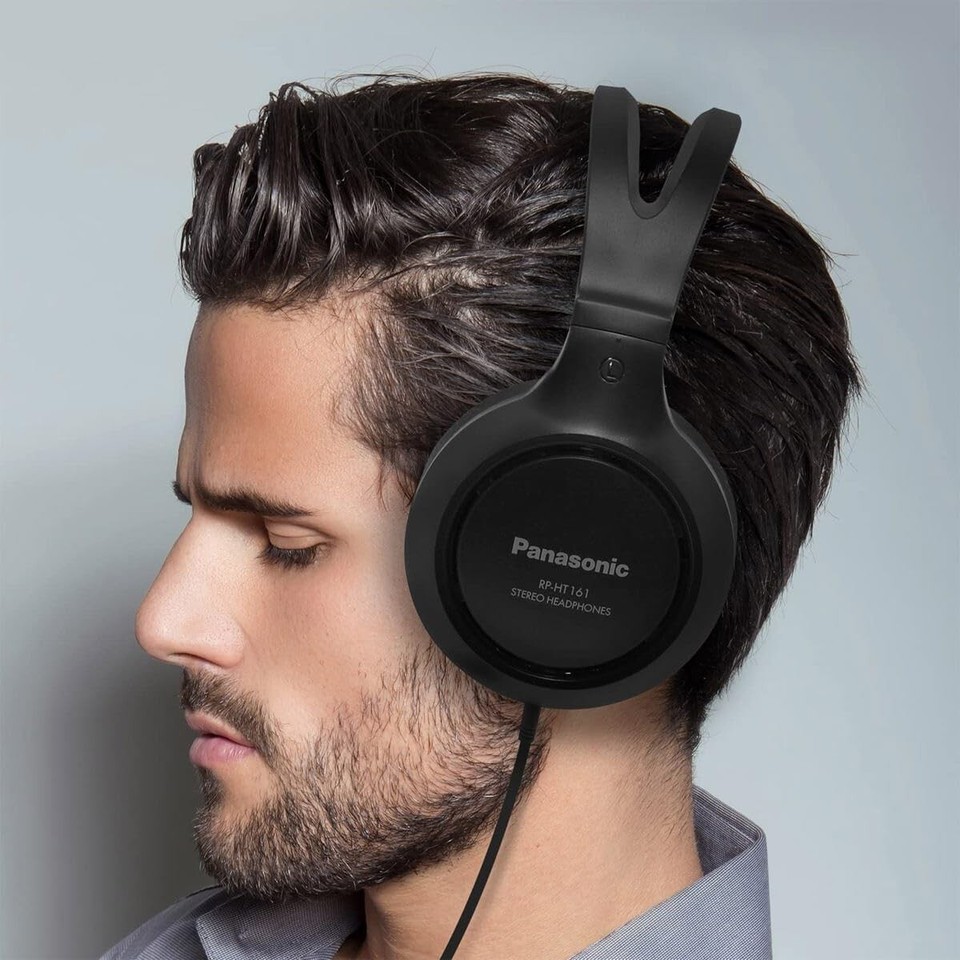 Panasonic Headphones, Lightweight Over the Ear Wired Headphones with ...