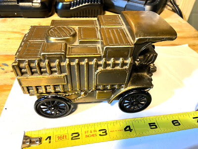 1906 Mack Cargo Truck Banthrico Vintage Coin Bank Mfg in 1974 w/ Moving ...