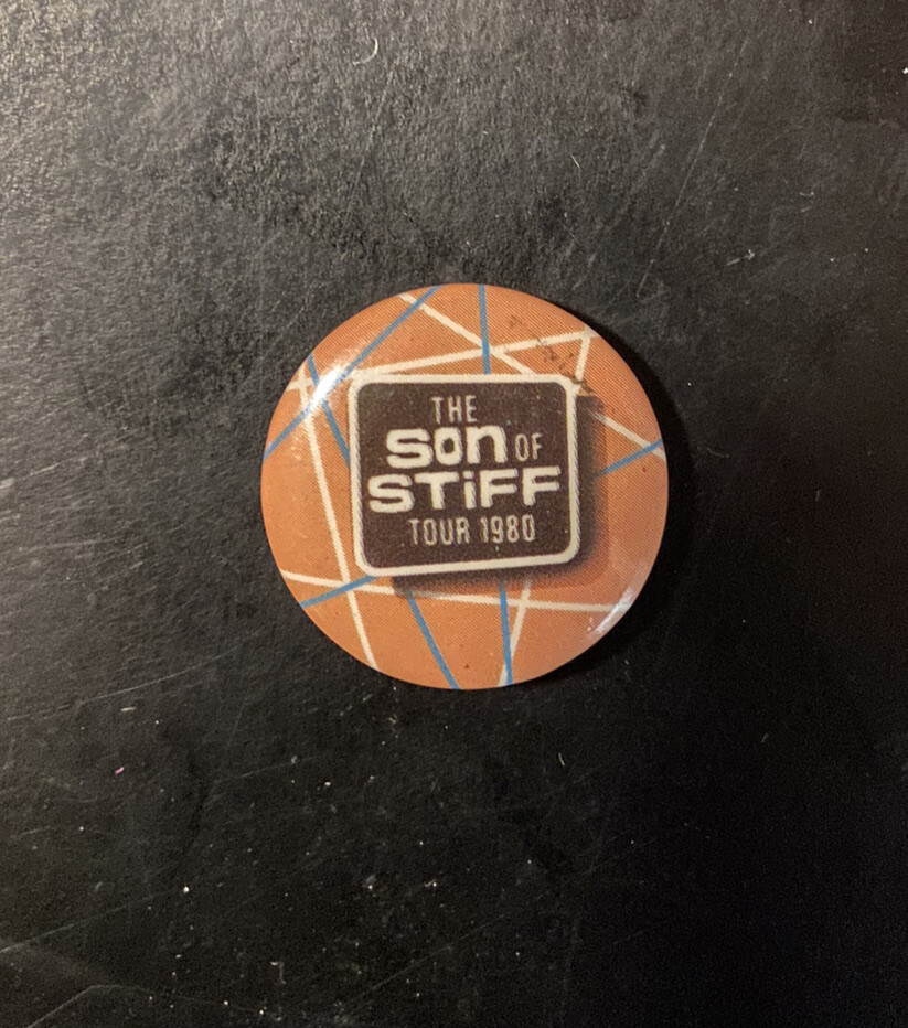 Vintage 1980 The Son Of Stiff Tour Button Stiff Records Punk Rock New ...