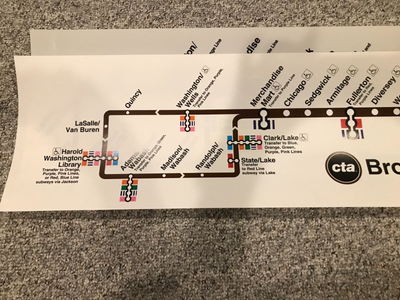 Cta Brown Line Chicago Map