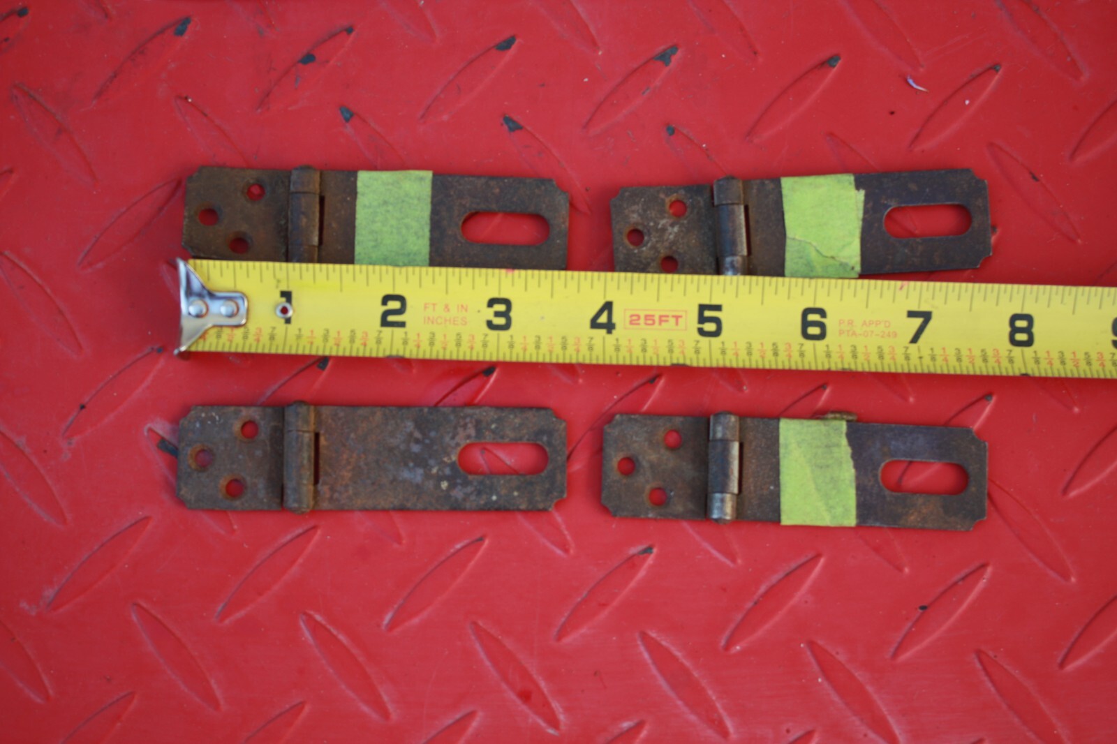 small vintage door cabinent chest half lock hasps | eBay