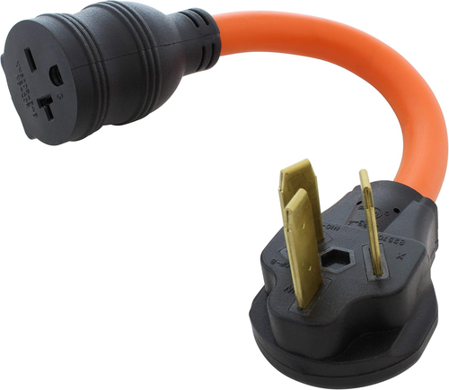 NEMA 10-50P 50A 3-Prong Plug to NEMA 6-20R 15/20A 250V T-Blade ...