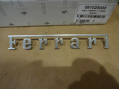 Ferrari 308,328,348,355,360,430,458 - Ferrari Script Emblem Motif 2-Pin ...