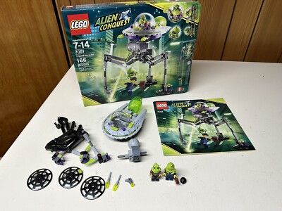 LEGO Alien Conquest: Tripod Invader (7051) 100% COMPLETE w/ Box ...