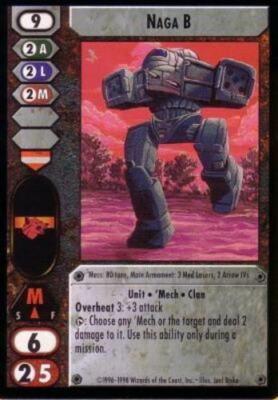 1x Naga B - R Ungraded Crusade - Battletech | eBay
