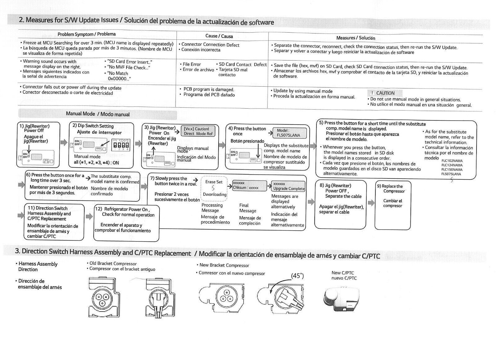 LG CJT30000002 Refrigerator Programming Kit for Use with TCA38091801 ...