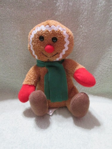 Christmas plush Gingerbread Man 7" sitting | eBay