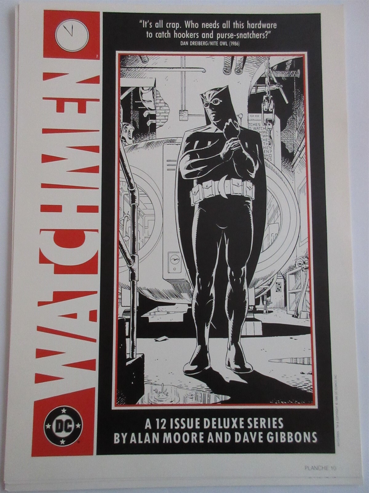 WATCHMEN Zenda portfolio (1987) Paris, France (8) 11" x 15" prints no ...