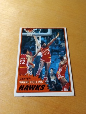1981/82 Topps #71 East WAYNE ROLLINS Atlanta Hawks Basketball Card ...