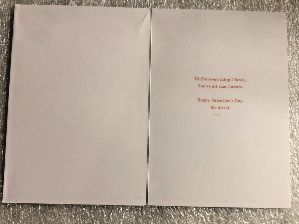 VALENTINE'S DAY CARD RECYCLED PAPER GREETINGS "LOVE YOU'RE EVERYTHING I ...