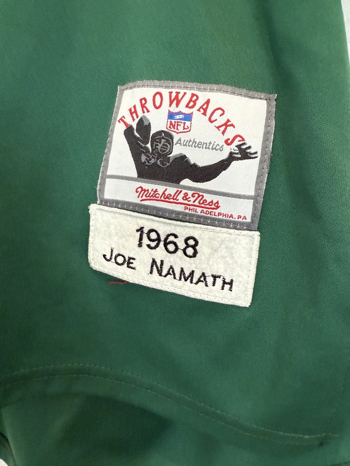 Mitchell & Ness Joe Namath 1968 New York Jets Throwback Authentic ...