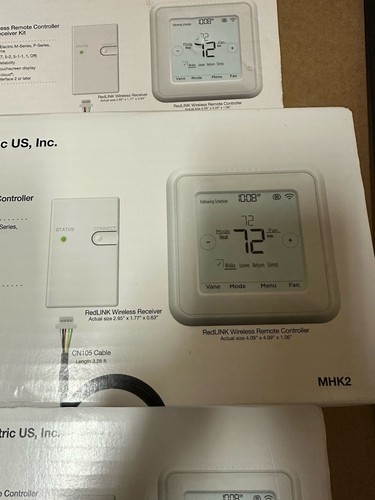 Mitsubishi MHK2 Wireless Thermostat & Receiver Kit- White for sale ...