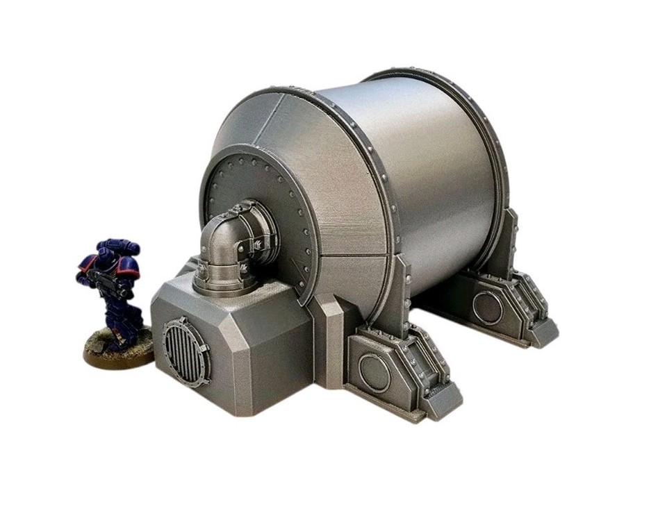 3d Printed Terrain Industrial SciFi Storage Tank Perfect For 40K Or ...