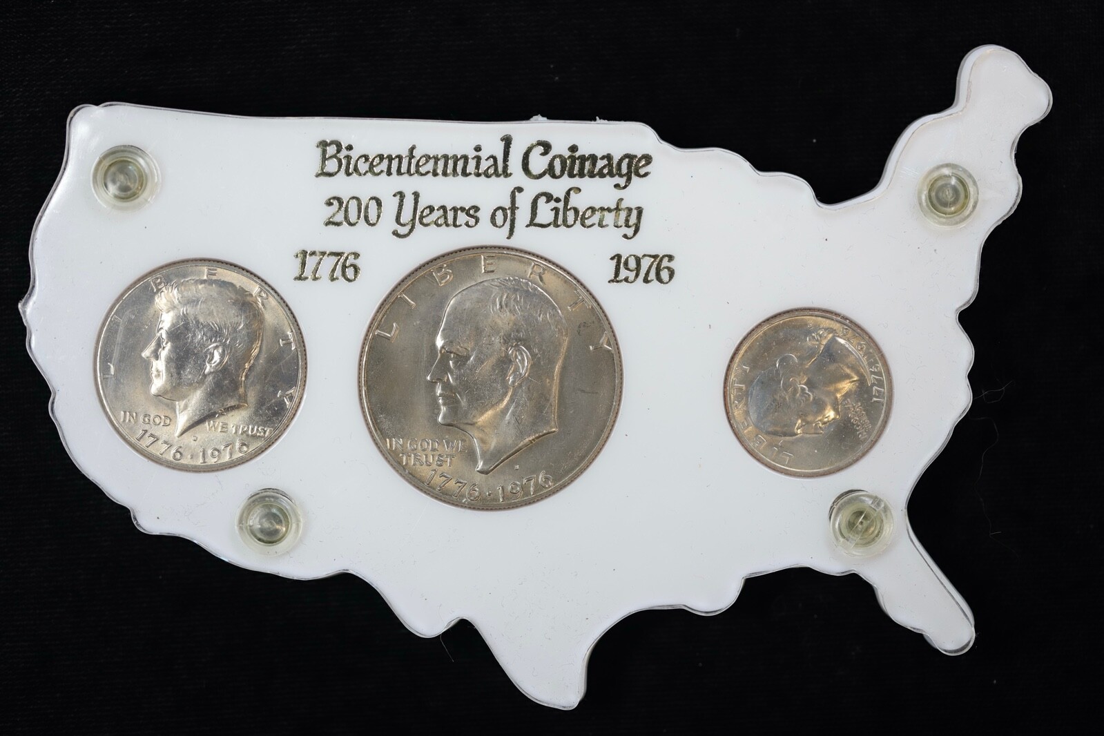 Bicentennial Coinage 200 Years Liberty Set 1776-1976 Commemorative USA ...