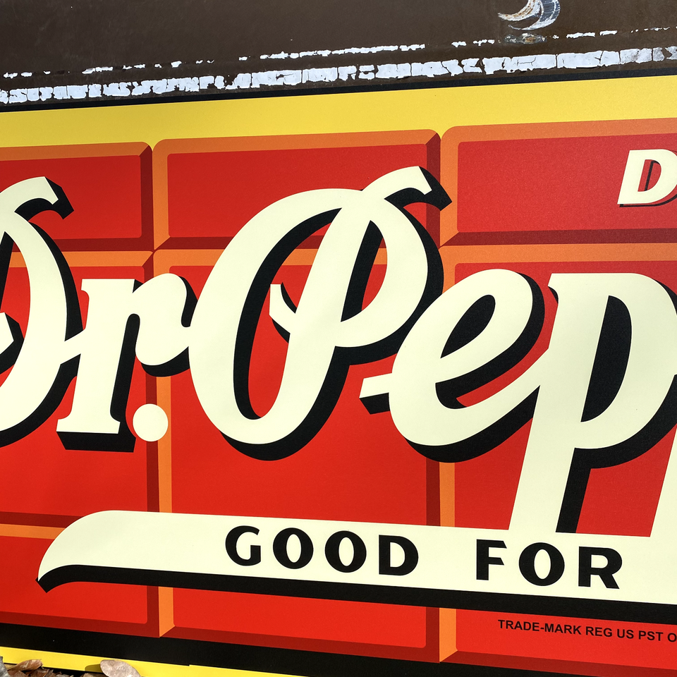 4ft Drink Dr Pepper Soda Vintage Style Repop Sign | eBay