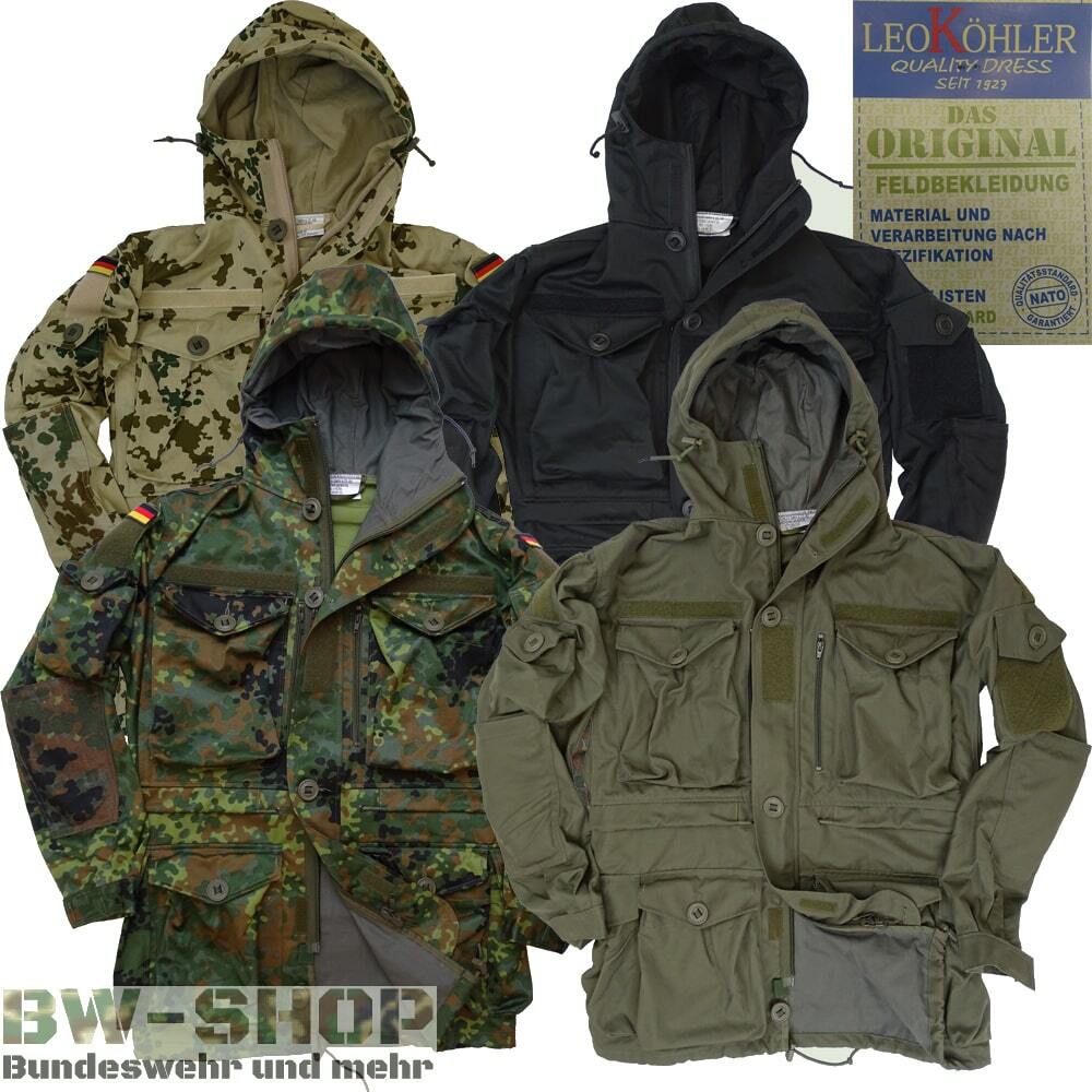 ORIGINAL BUNDESWEHR EINSATZKAMPFJACKE NEU LEO KÖHLER KSK SMOCK BW PARKA ...