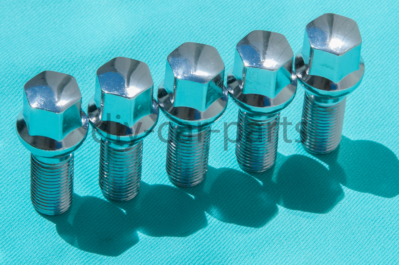 Set of 20 Chrome Mercedes Lug Bolts Nuts E350 E550 SL500 SL550 CLS550 ...