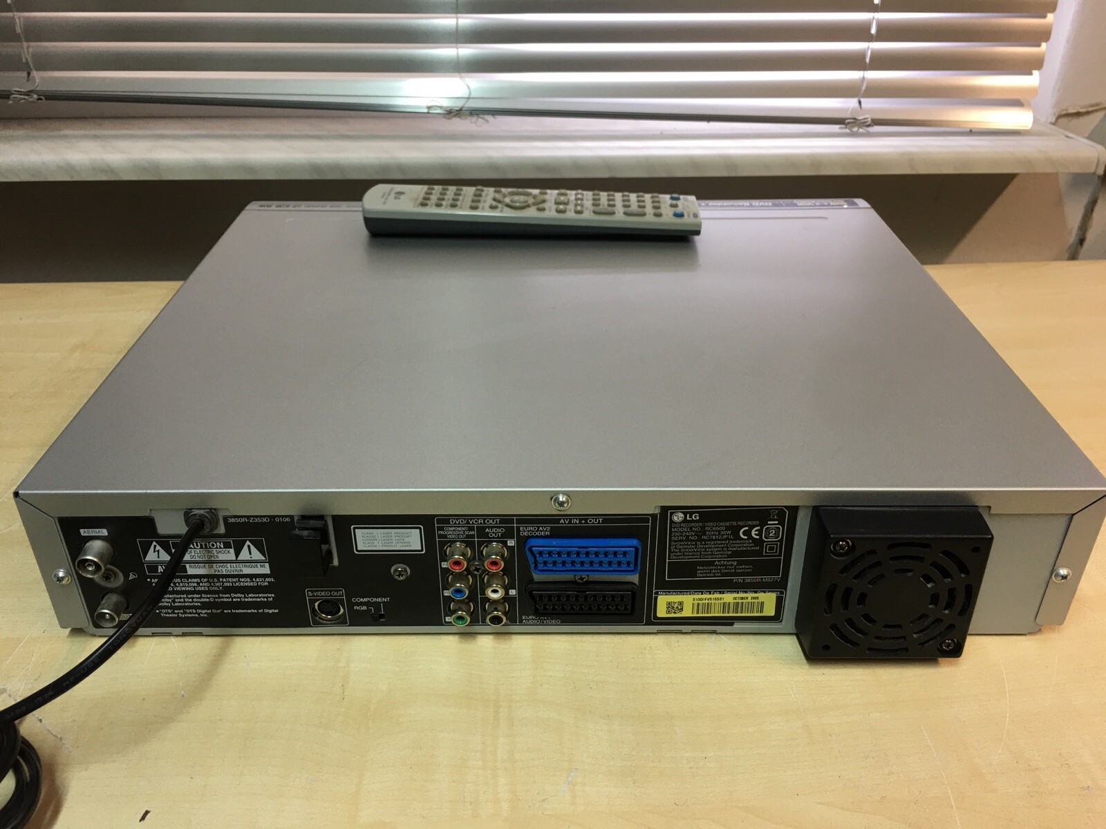 LG RC-6500 DVD-Recorder / VHS-Videorecorder inkl. FB - vom Händler ...