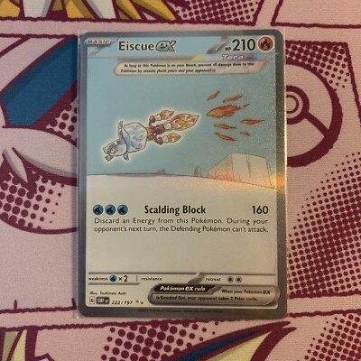 ENGLISH IN HAND Eiscue ex SAR (222/197) Obsidian Flames Alt Art | eBay