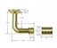 1" Projection OUTSIDE MOUNT GOOSENECK BRACKETS for 3/8" Brass Rodding ...