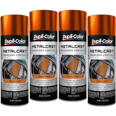 Duplicolor Paint MC205 (4-Pack), Metalcast Paint, Orange Copper ...