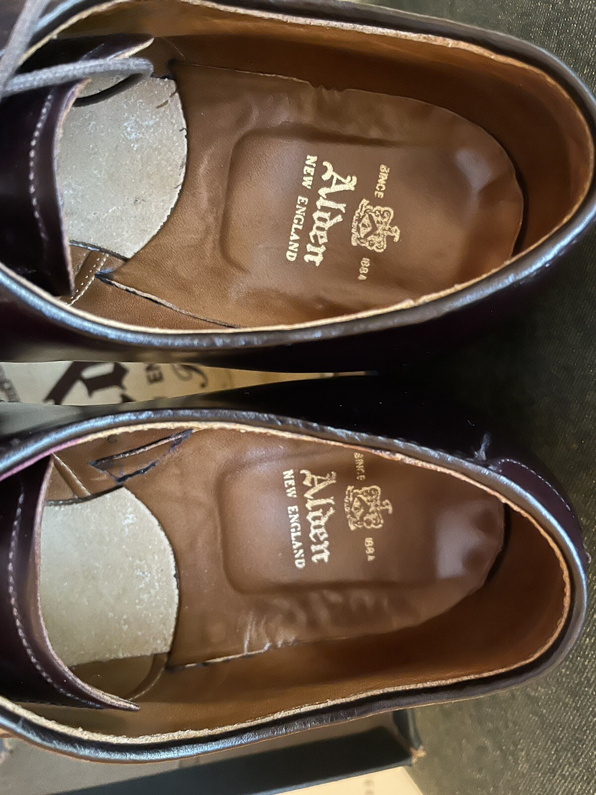 Very Rare Alden Color 8 Shell Cordovan V-Tip , Modifi… - Gem