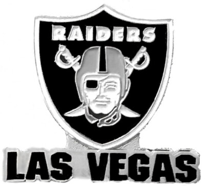 Raiders Pins Las Vegas Pin Script Logo New NFL Collector Football Hat ...