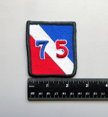 U.S. ARMY 75TH INFANTRY DIVISION INSIGNIA MILITARY COLLECTIBLE ARMY SEW ...