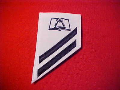 ( 1 ) US Navy - Culinary Specialist rating badge E-2 and below White ...