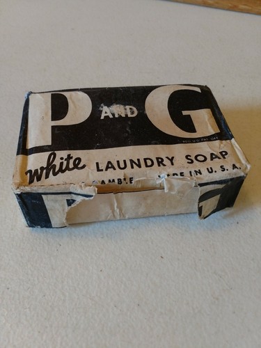 Vintage P&G Proctor & Gamble White Laundry Soap Naphtha Bar Soap Old ...