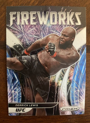 2022 Panini Prizm UFC DERRICK LEWIS Fireworks insert card | eBay