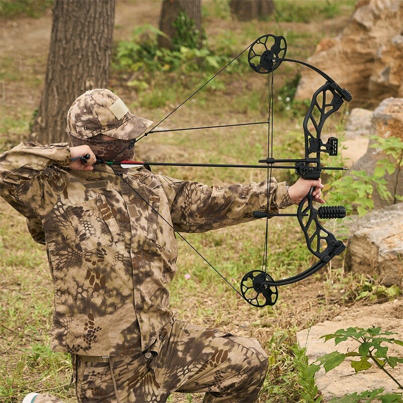 RH Compound Bow 19-70 lbs Adjustable Hunting & Target Shooting Set for ...
