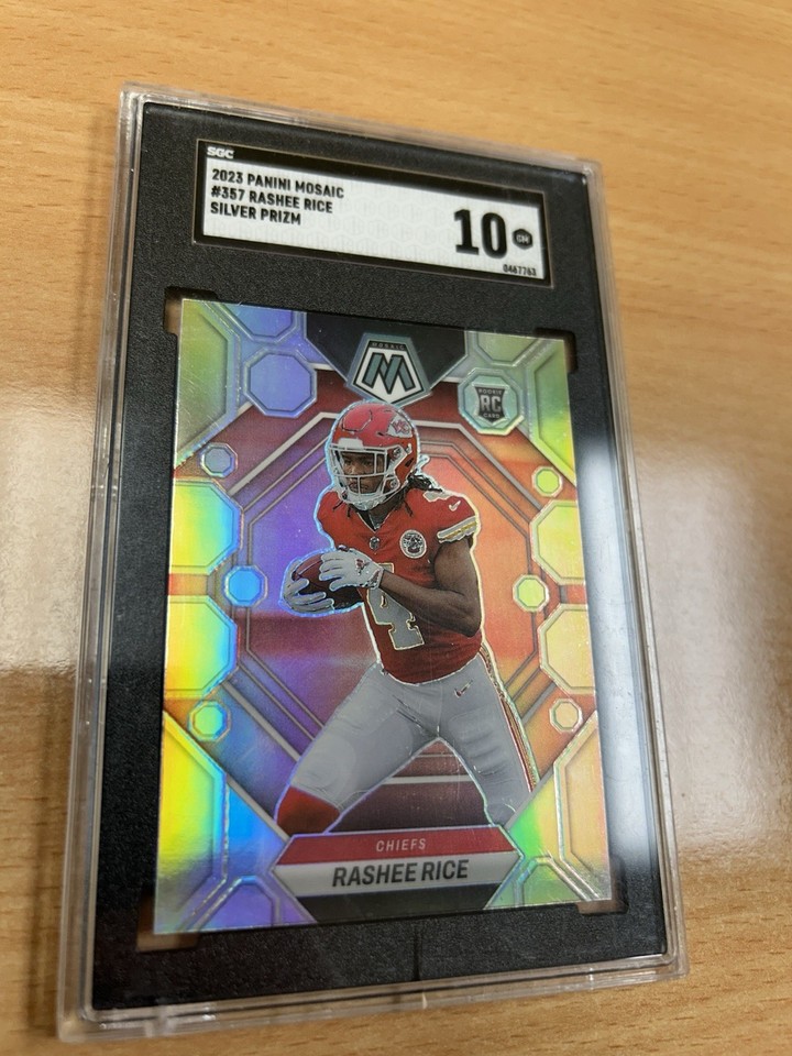 Rashee Rice 3-Card Rookie Lot - Rookie Ticket Auto, NT Patch /49, Prizm ...