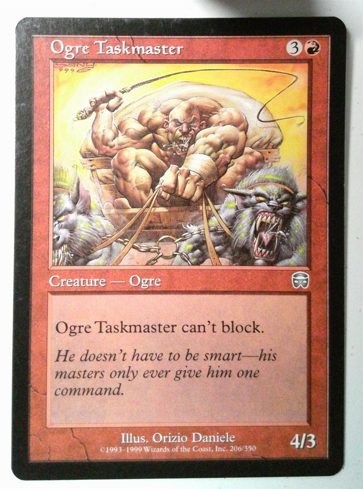 Ogre Taskmaster *Uncommon* Magic MtG x1 Mercadian Masques SP | eBay