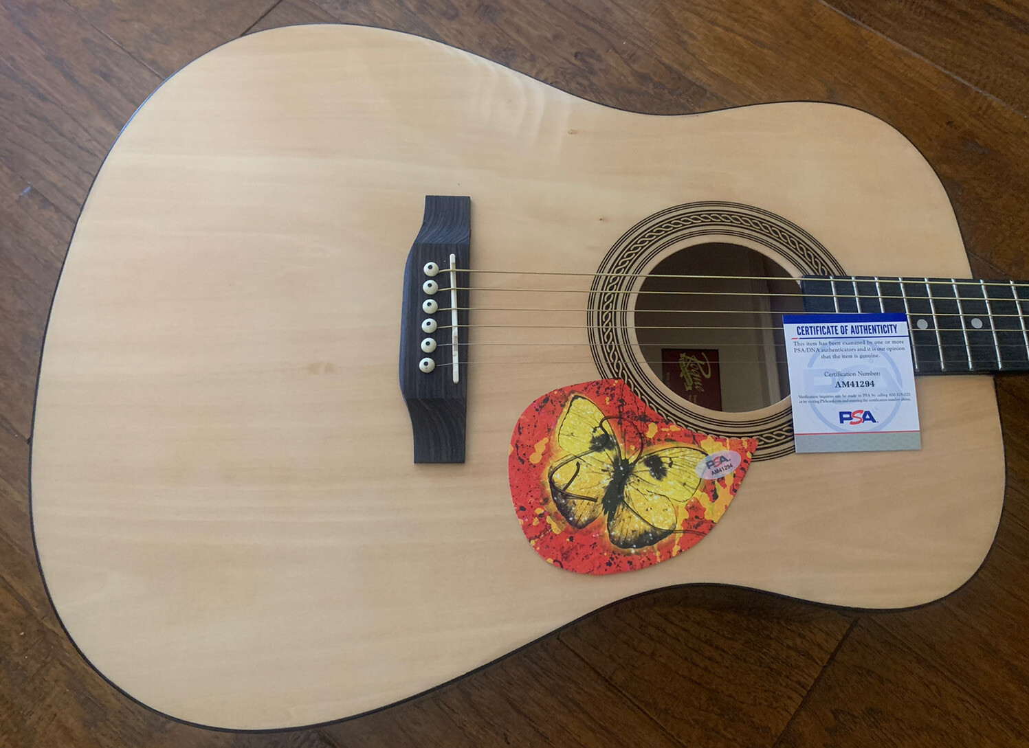 Ed Sheeran Signed Autographed Acoustic Guitar PSA Certified | eBay