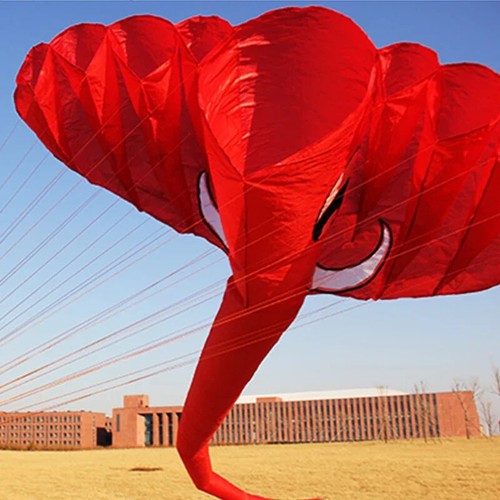 5.2M Elephant Kite Inflatable 9-hole Kite Outdoor Easy To Fly and Tear ...